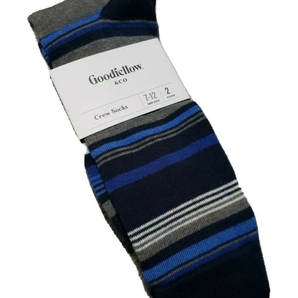 Goodfellow & Co | Underwear & Socks | 2pk Stripe Novelty Crew Socks ...